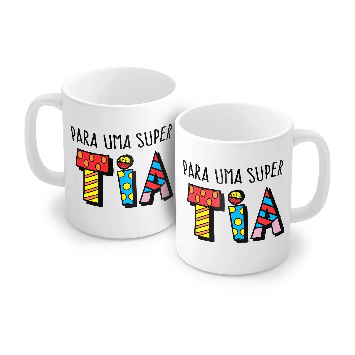 BMB Canecas - cod: 6612 - Caneca de Porcelana 320 ml decoração faixa ...